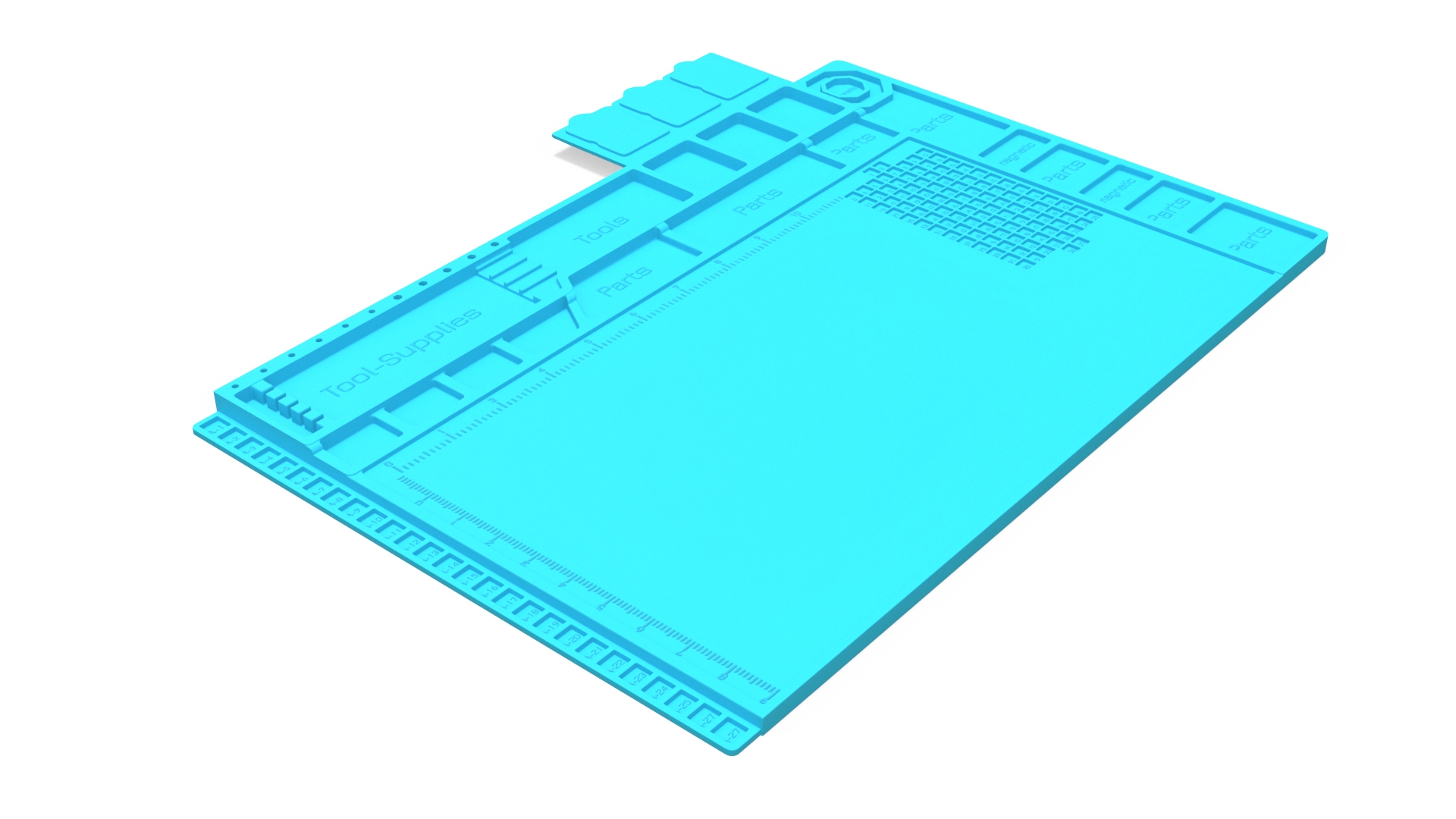 3D Silicone Repair Mat Blue - TurboSquid 2206770