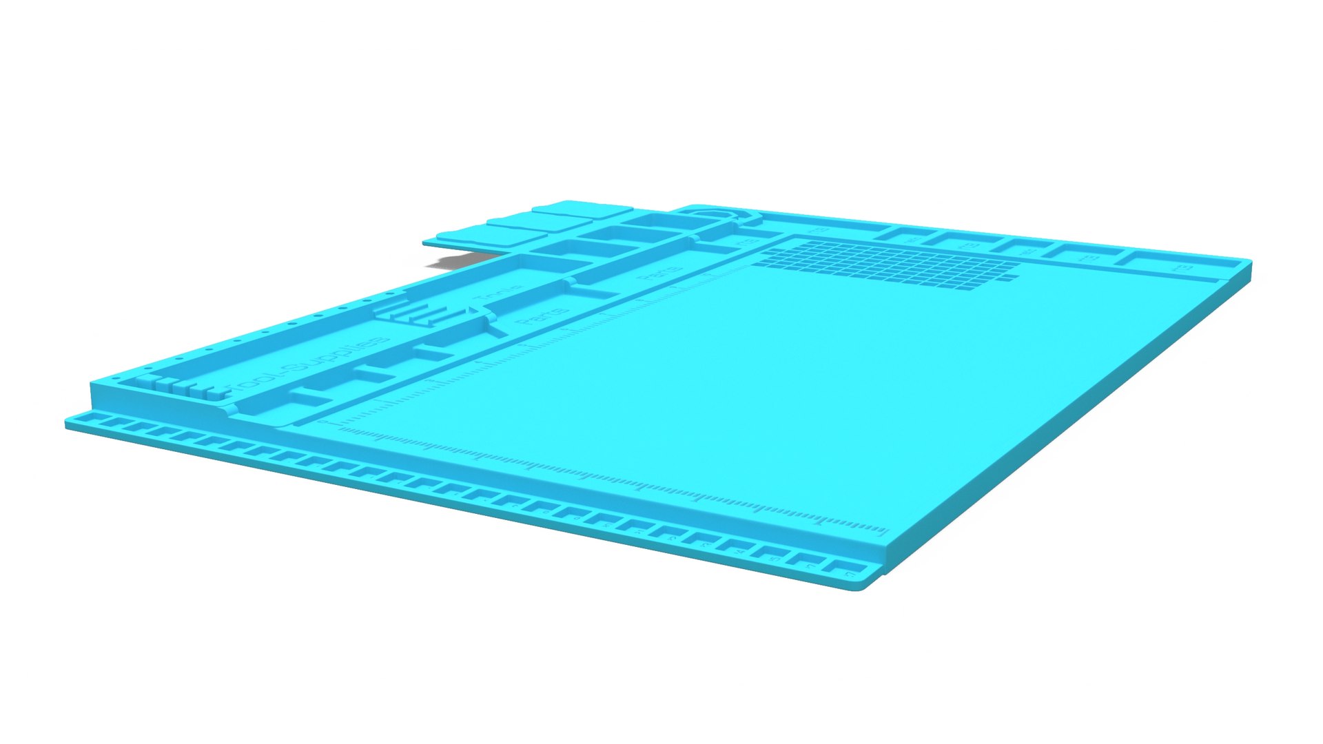3D Silicone Repair Mat Blue - TurboSquid 2206770