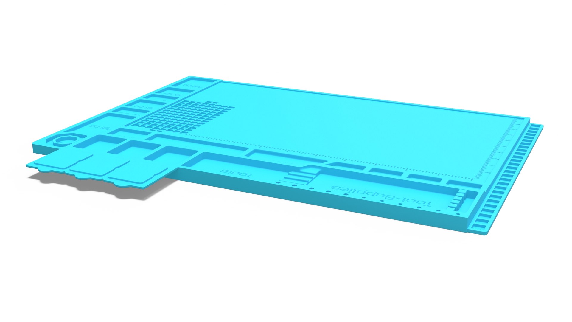 3D Silicone Repair Mat Blue - TurboSquid 2206770