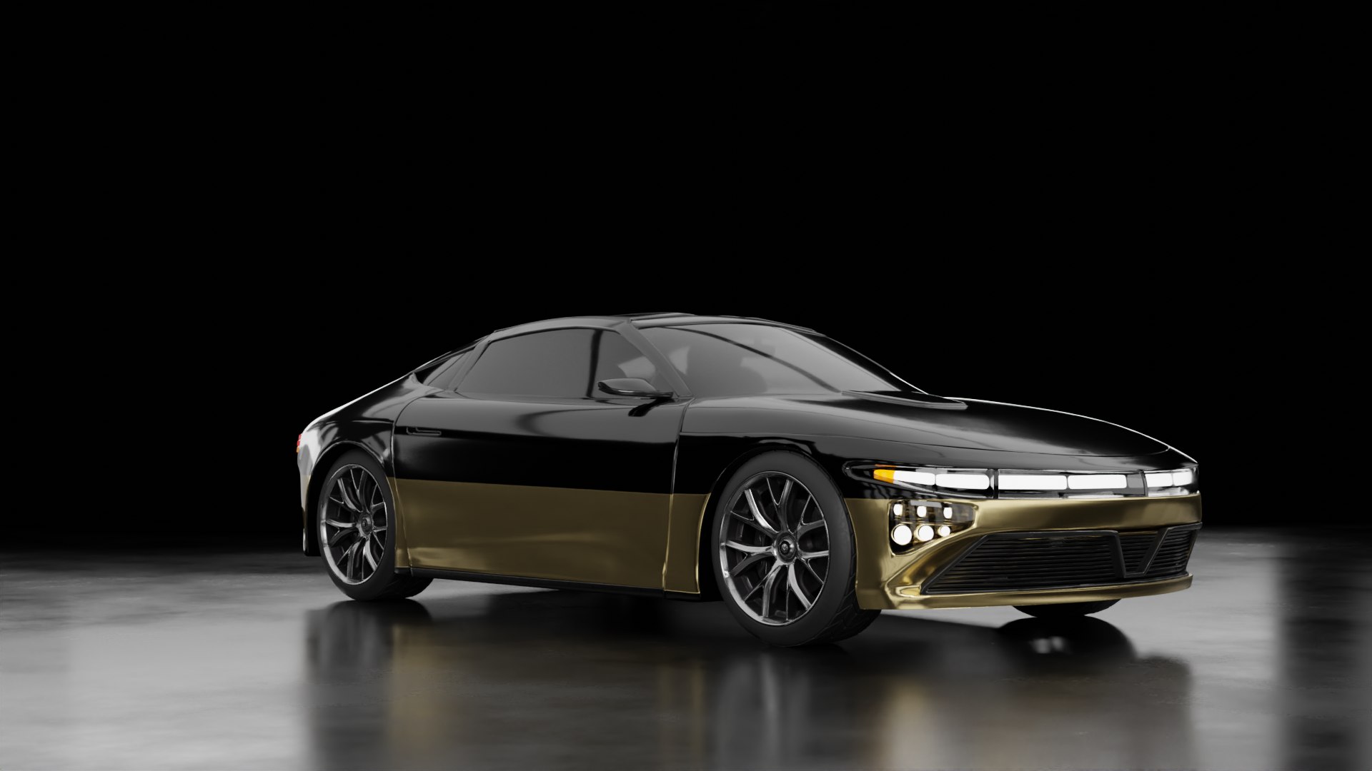 3D Model Generic Futuristic Vehicle Police And Taxi Car - TurboSquid ...