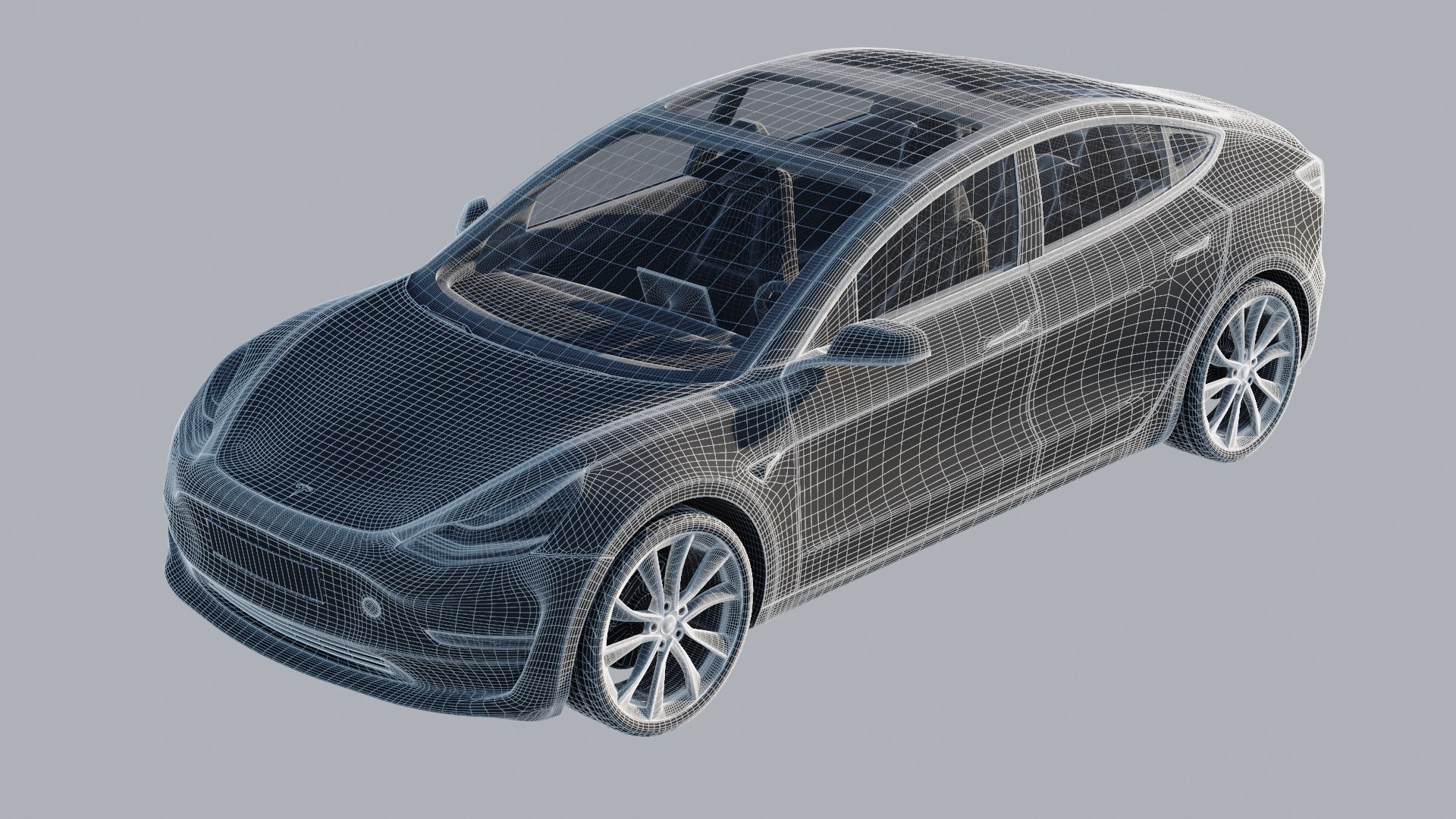 3D Tesla 3 Car - TurboSquid 1592403