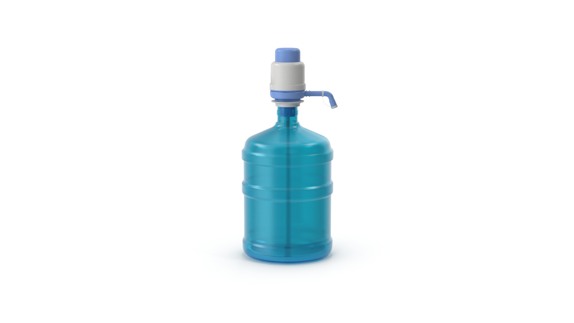 3D 19 Liter Polycarbonate Carboy With Hand Pump Model - TurboSquid 2129209