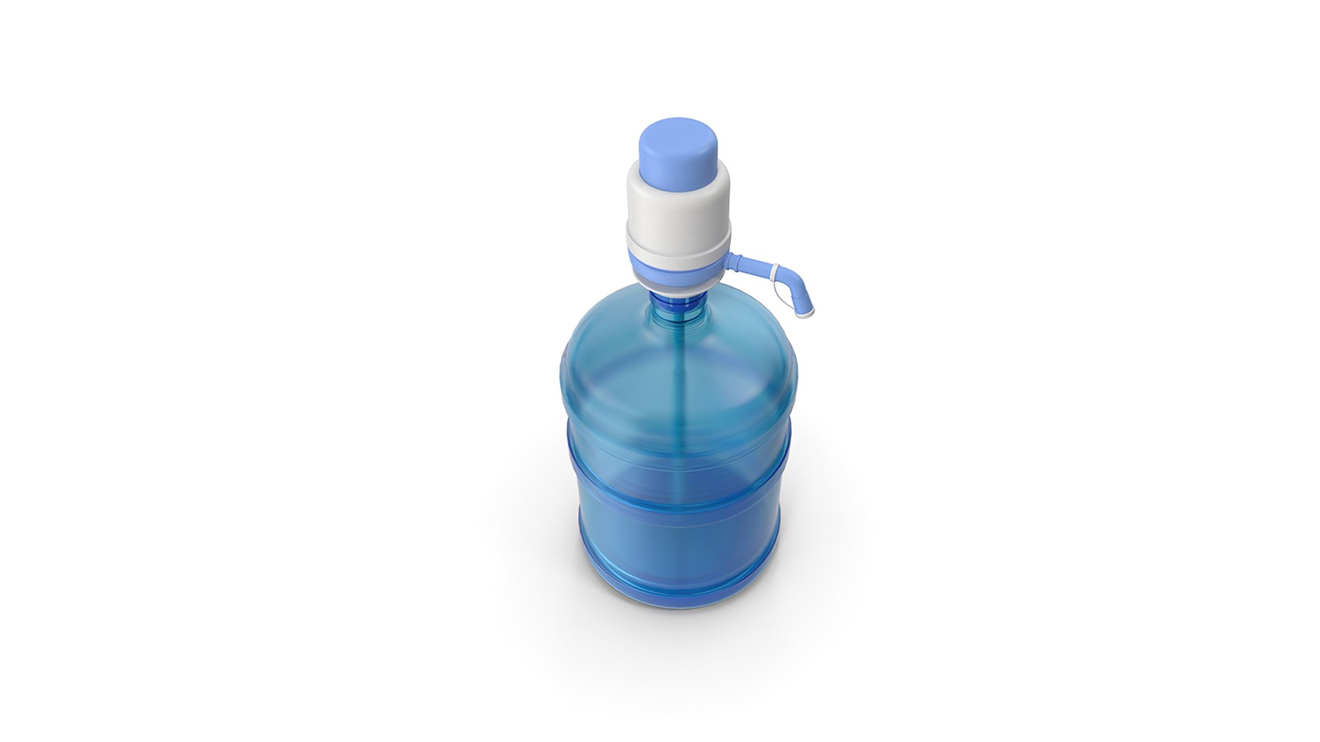 3D 19 Liter Polycarbonate Carboy With Hand Pump Model - TurboSquid 2129209