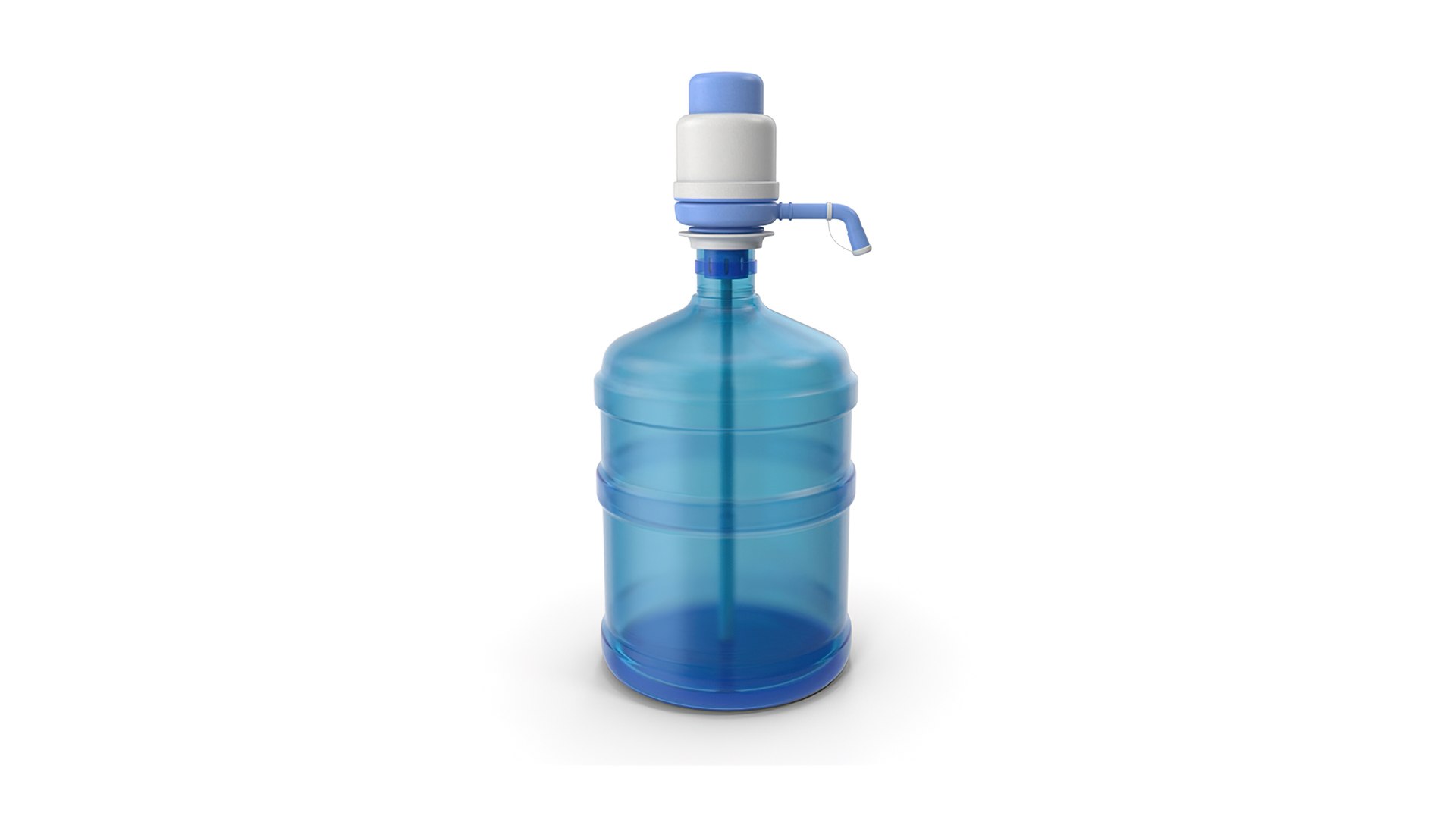 3D 19 Liter Polycarbonate Carboy With Hand Pump Model - TurboSquid 2129209