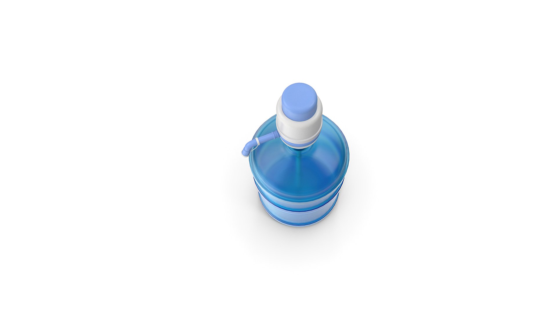 3D 19 Liter Polycarbonate Carboy With Hand Pump Model - TurboSquid 2129209