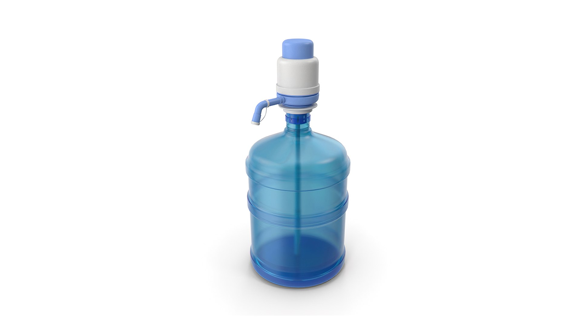 3D 19 Liter Polycarbonate Carboy With Hand Pump Model - TurboSquid 2129209