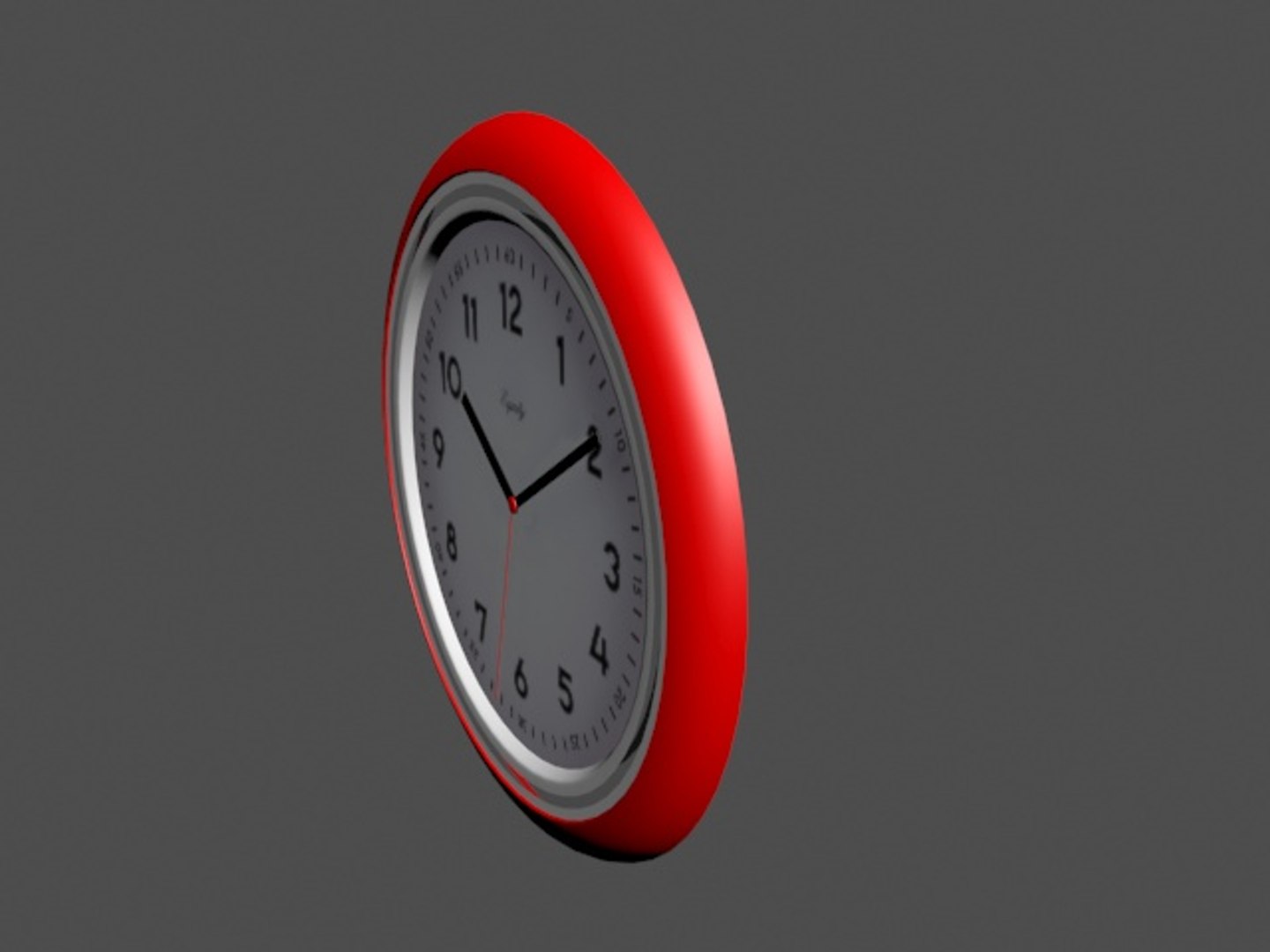 3D Wall Clock Model - TurboSquid 1372865