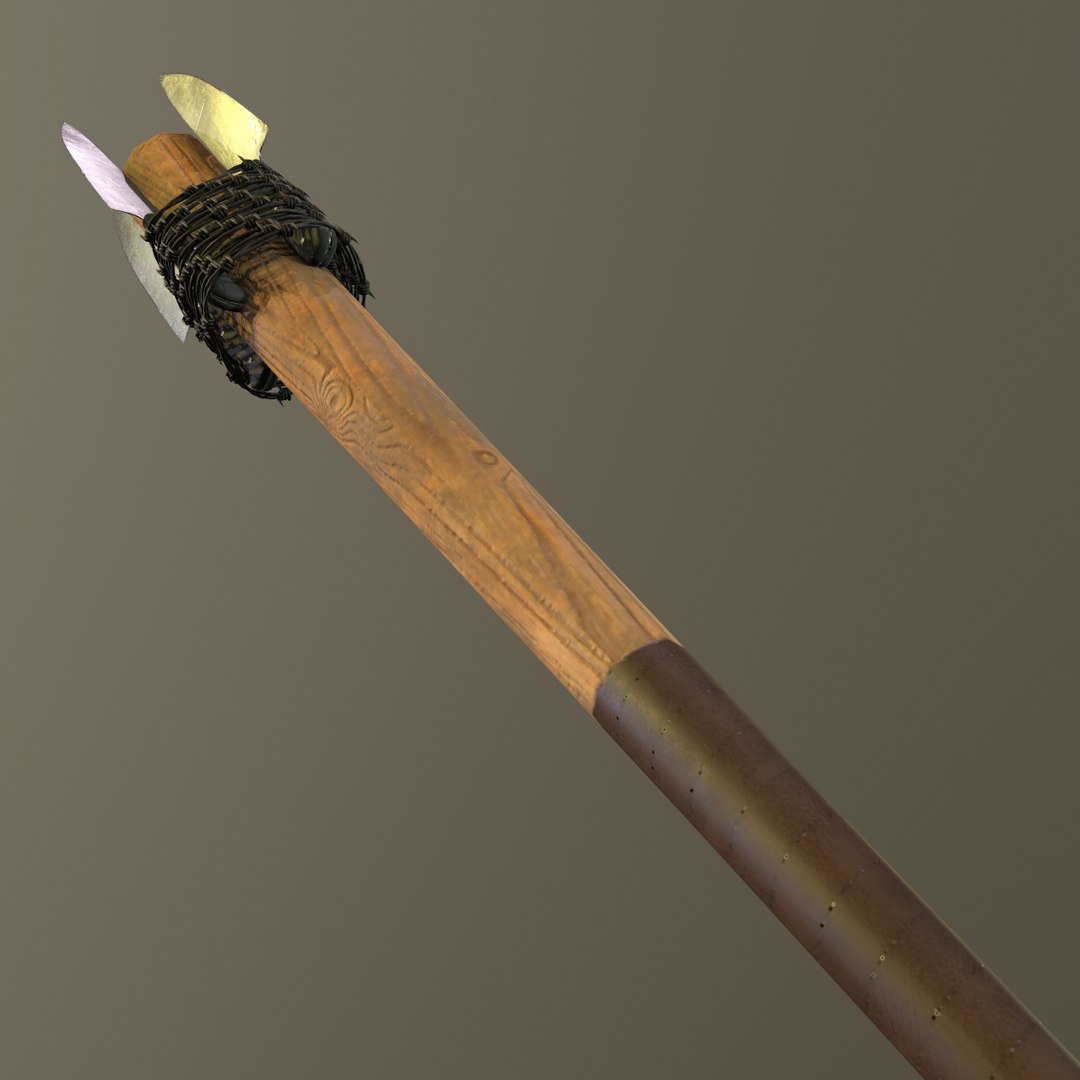 Baseball Bat Knife Barbed Model - TurboSquid 1619686