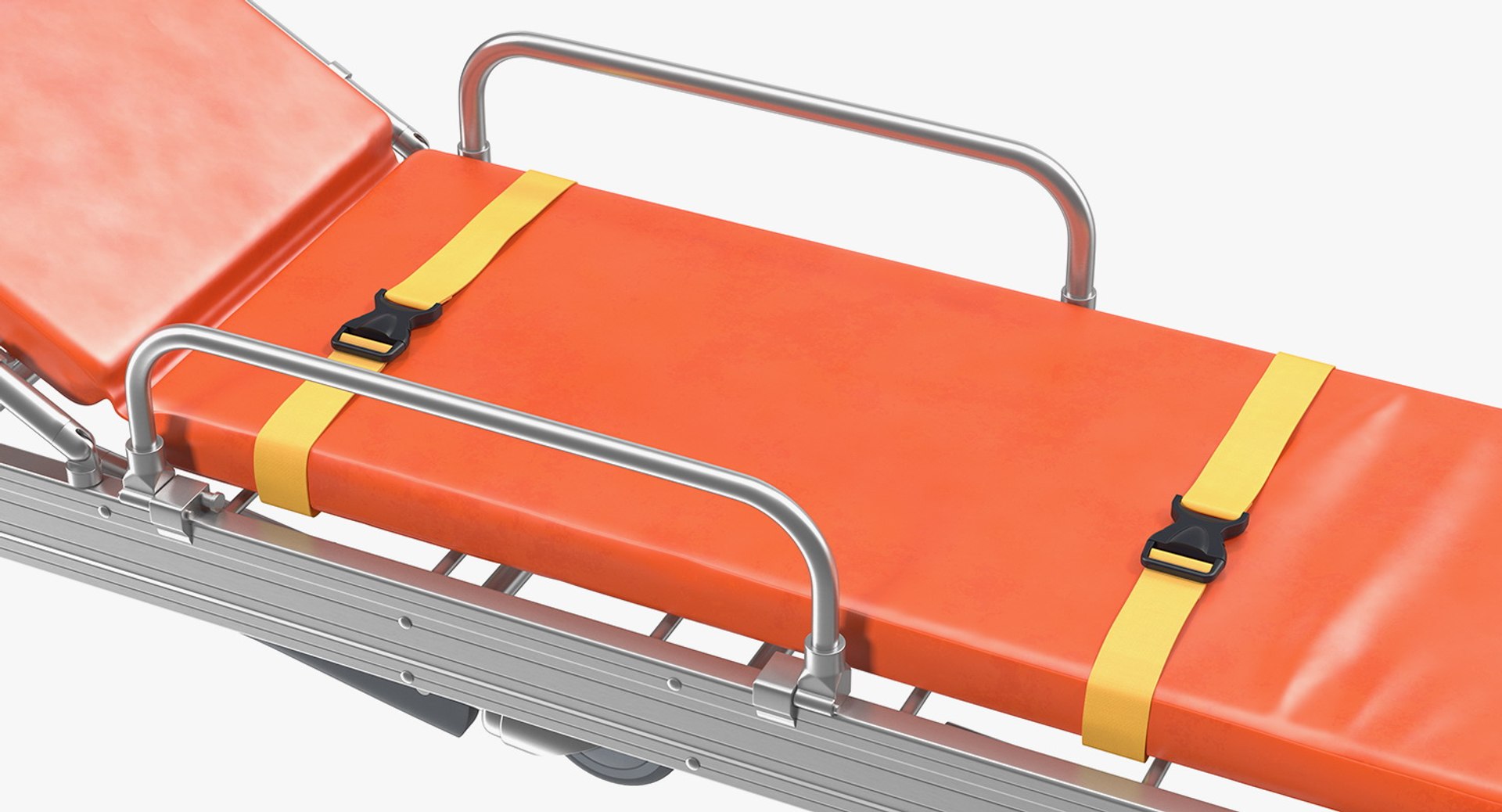 3D Folded Ambulance Stretcher Trolley Model - TurboSquid 1368490