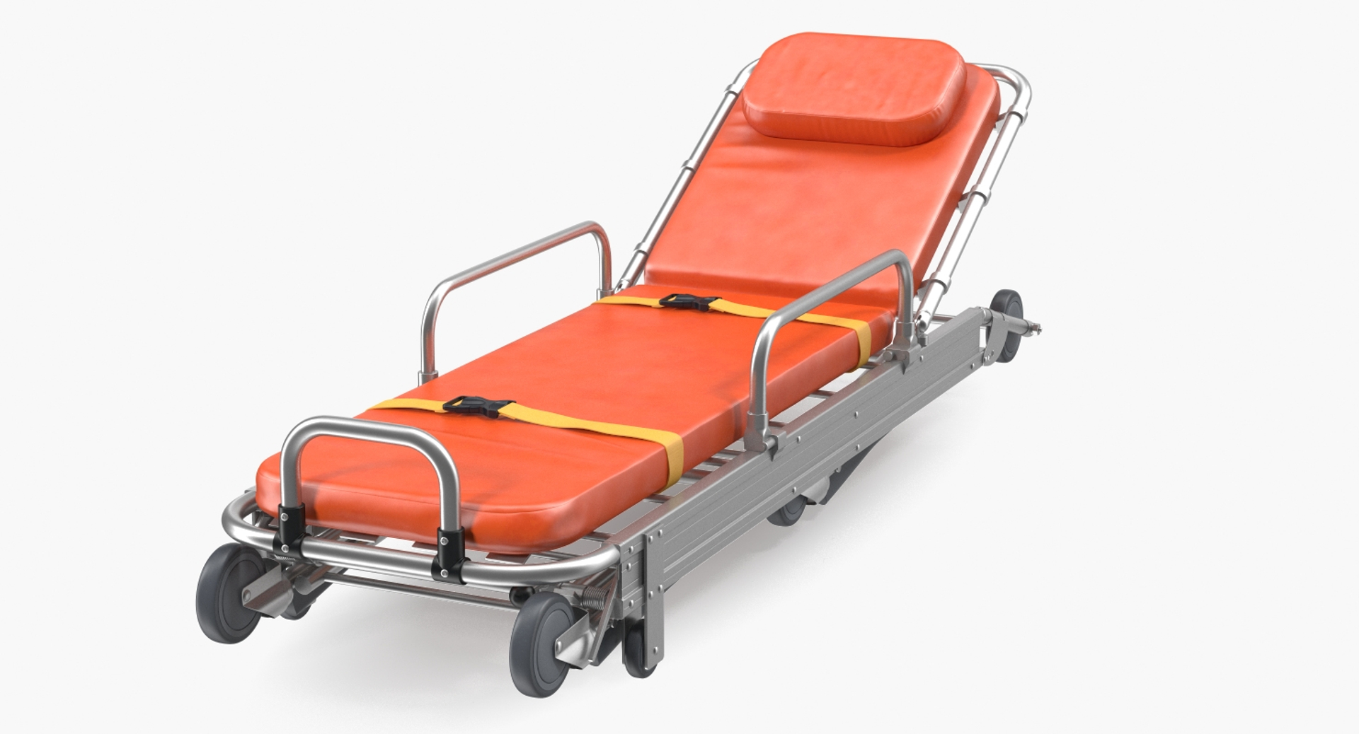 3D Folded Ambulance Stretcher Trolley Model - TurboSquid 1368490