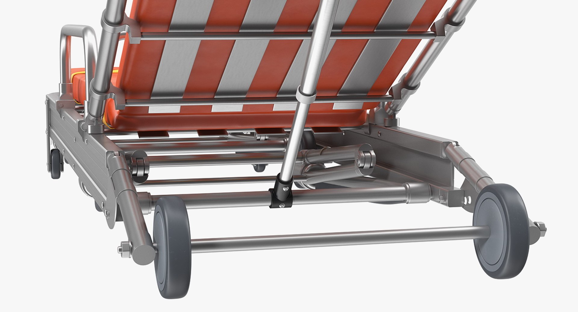 3D Folded Ambulance Stretcher Trolley Model - TurboSquid 1368490
