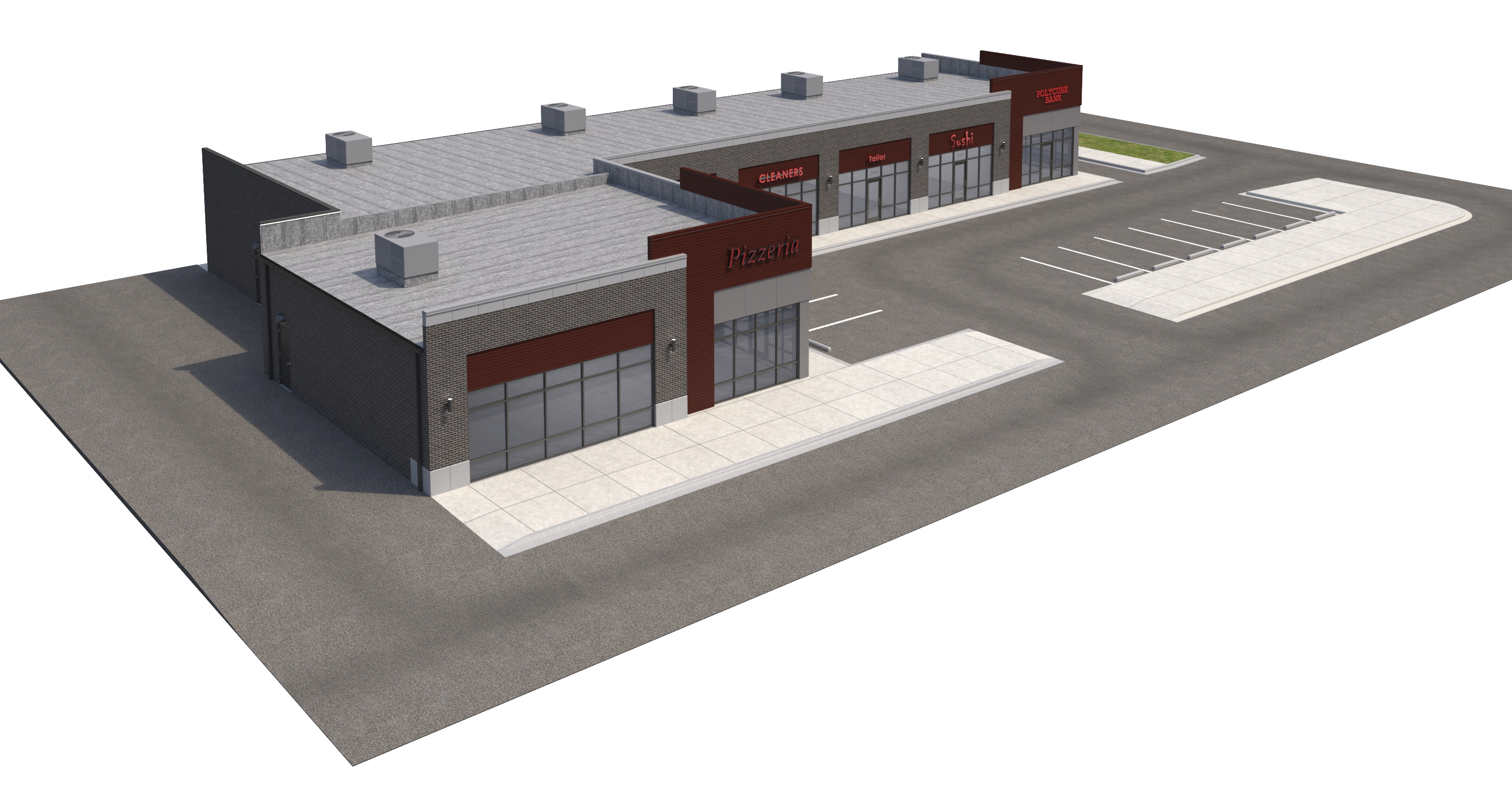 Retail store mall 3D model - TurboSquid 1656438