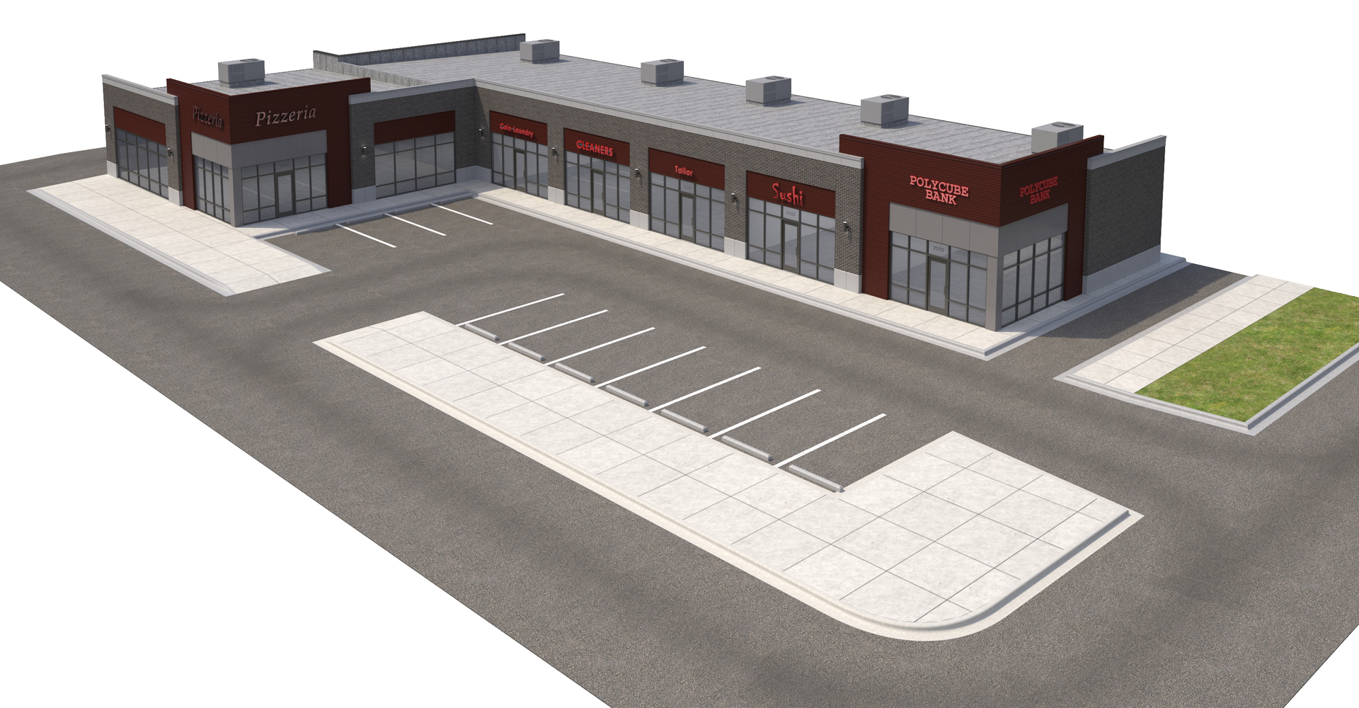 Retail store mall 3D model - TurboSquid 1656438