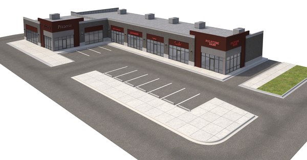 Retail store mall 3D model - TurboSquid 1656438