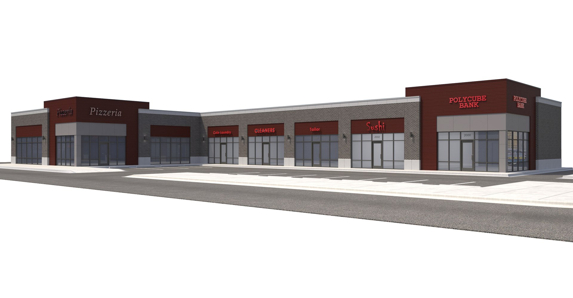 Retail Store Mall 3D Model - TurboSquid 1656438