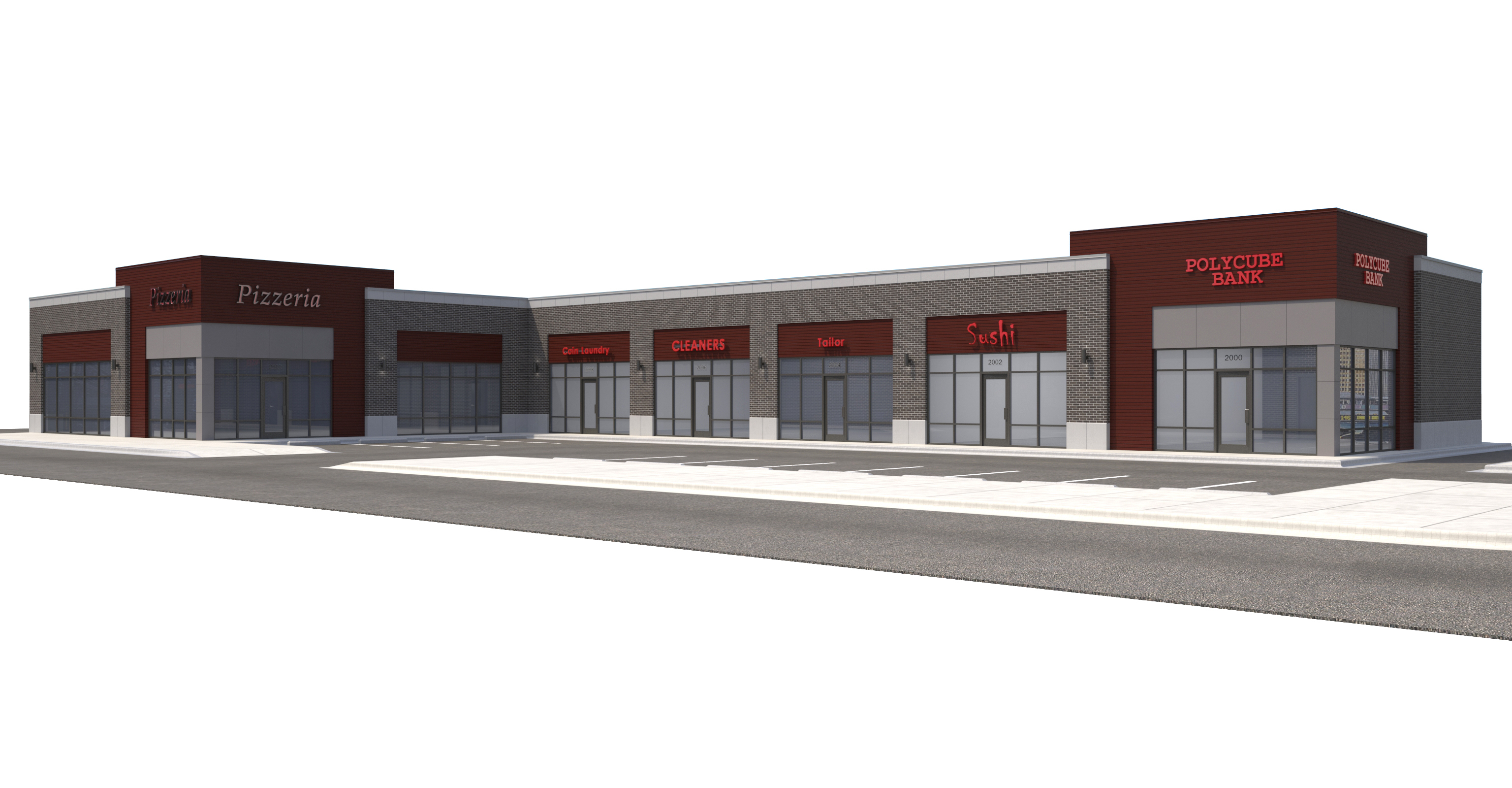 Retail store mall 3D model - TurboSquid 1656438