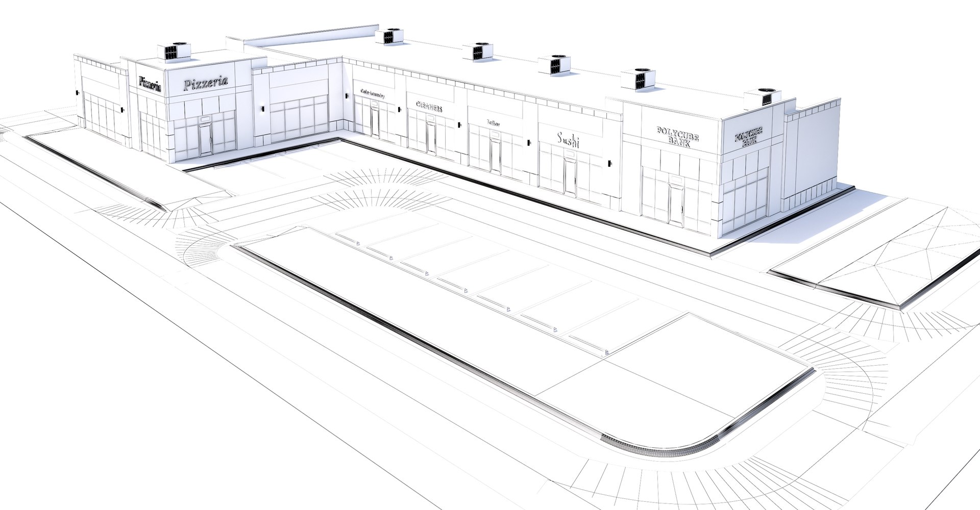 Retail Store Mall 3D Model - TurboSquid 1656438