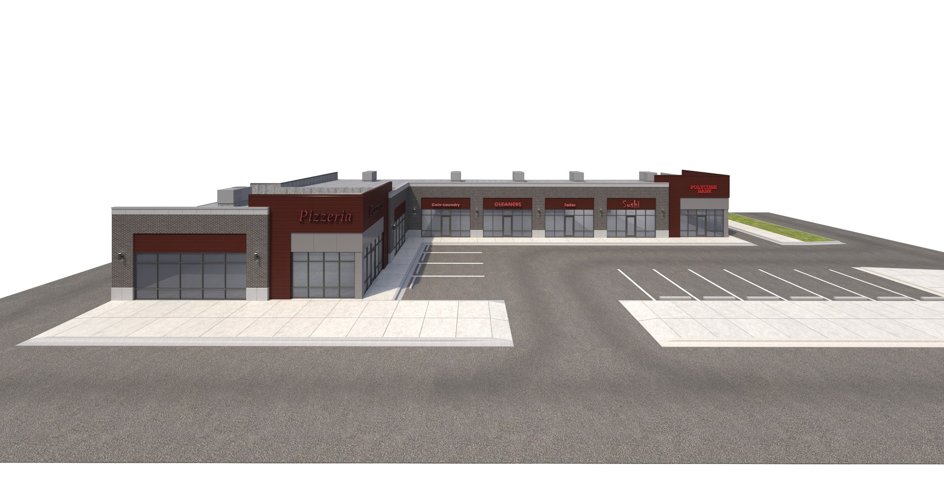 Retail Store Mall 3D Model - TurboSquid 1656438