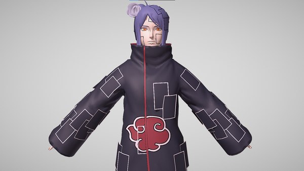 modelo 3d Konan-Naruto Shippuden - TurboSquid 2346186