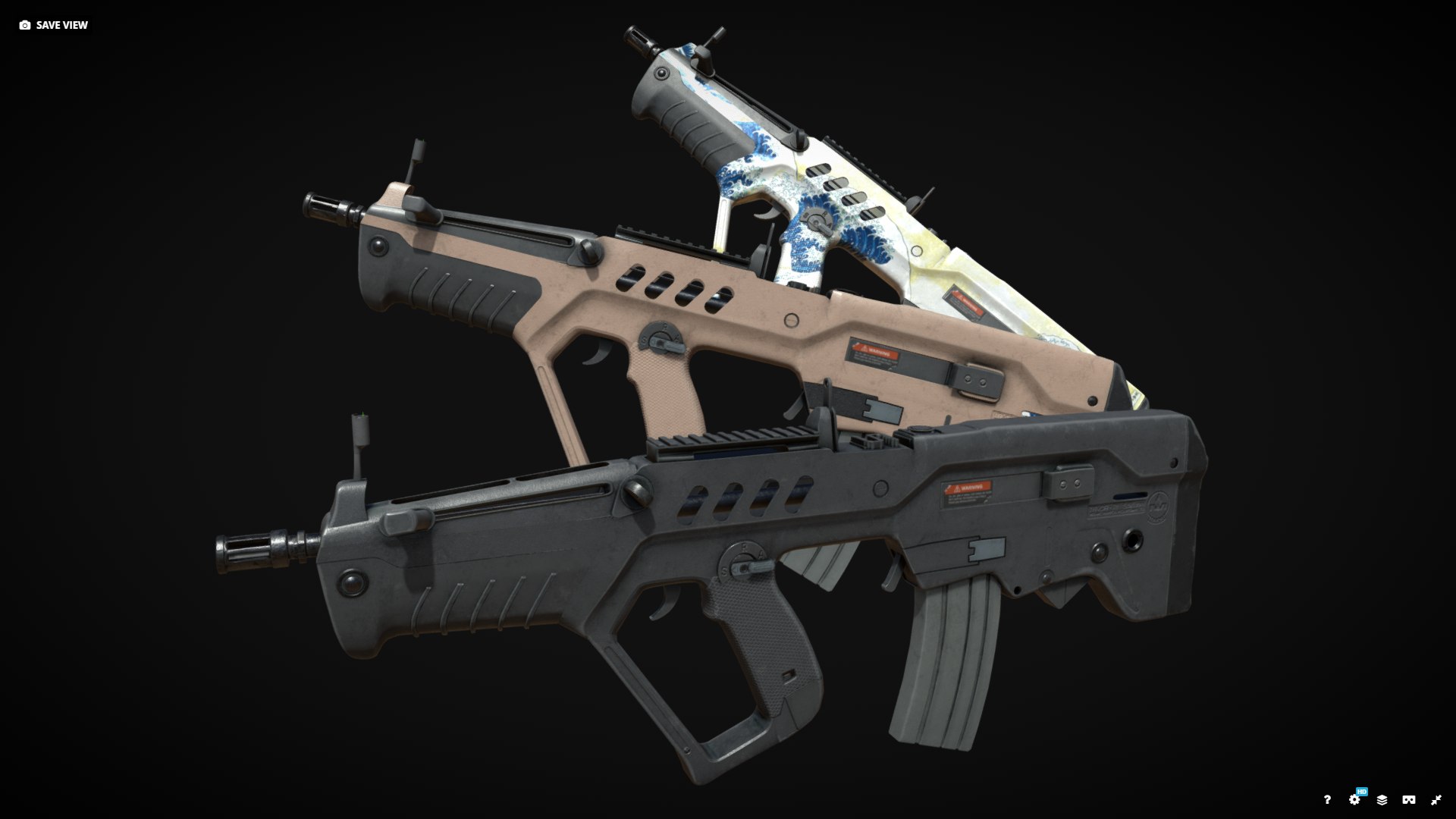 Tar-21 Rifle 3D Model - TurboSquid 1391141