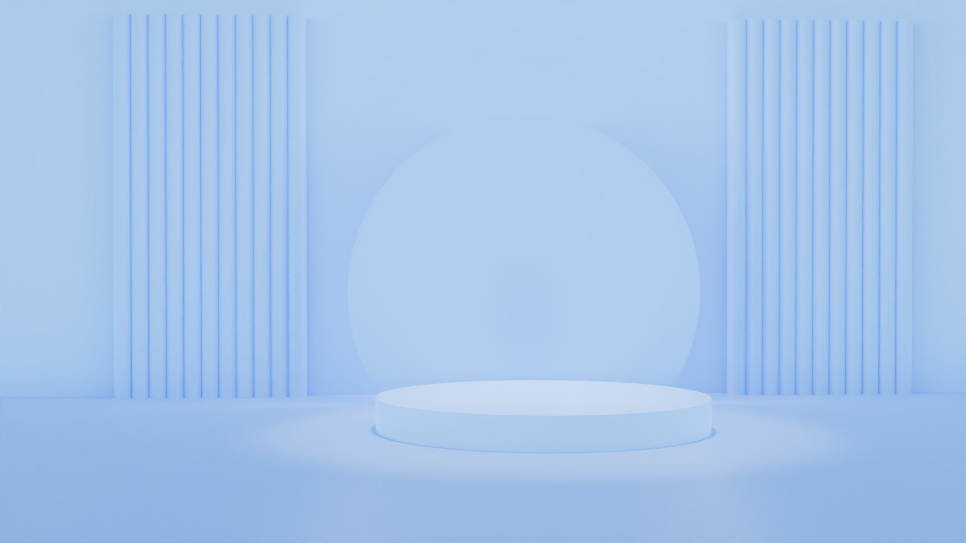 3D Blue Minimal Podiums For Product Showcase - TurboSquid 2029224