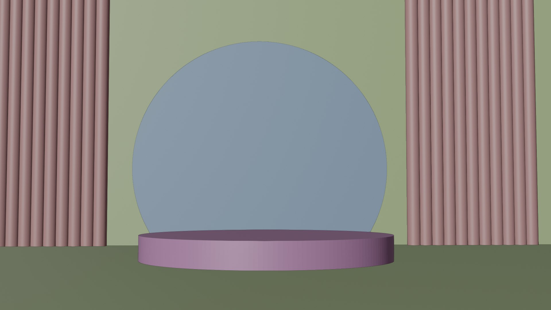 3D Blue Minimal Podiums For Product Showcase - TurboSquid 2029224