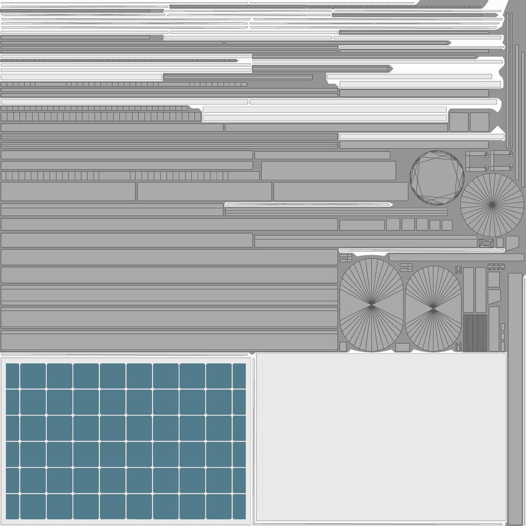 Solar Panels 3D Model - TurboSquid 2248664
