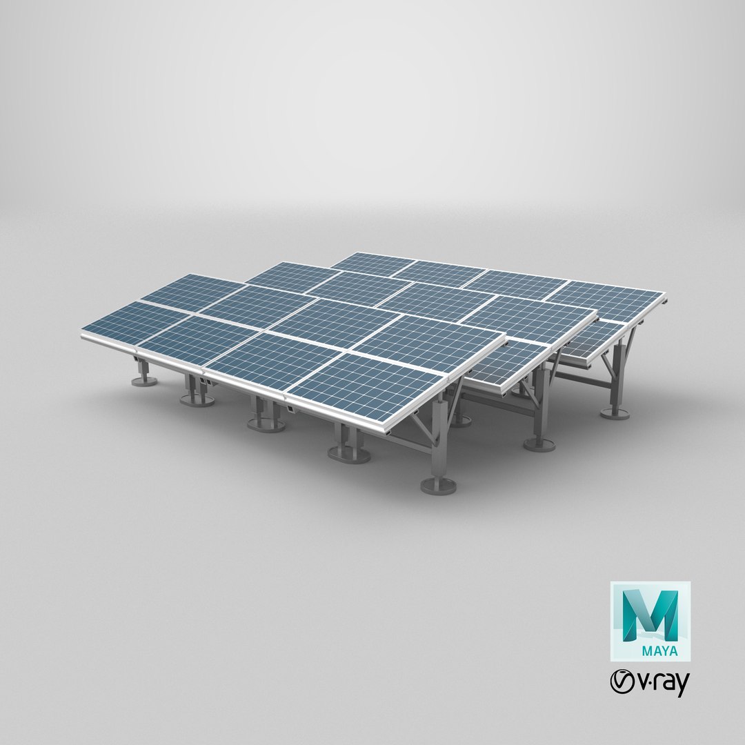Solar Panels 3D Model - TurboSquid 2248664