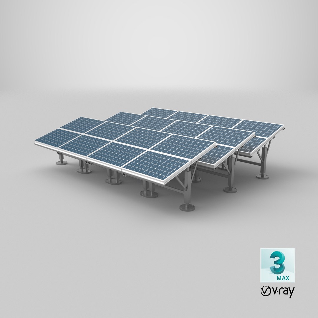 Solar Panels 3D Model - TurboSquid 2248664