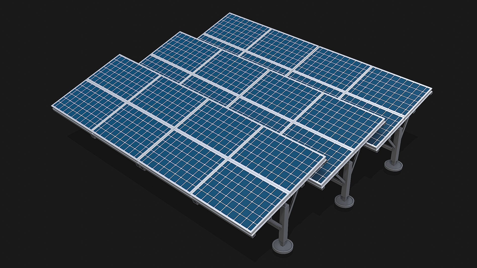 Solar Panels 3D Model - TurboSquid 2248664
