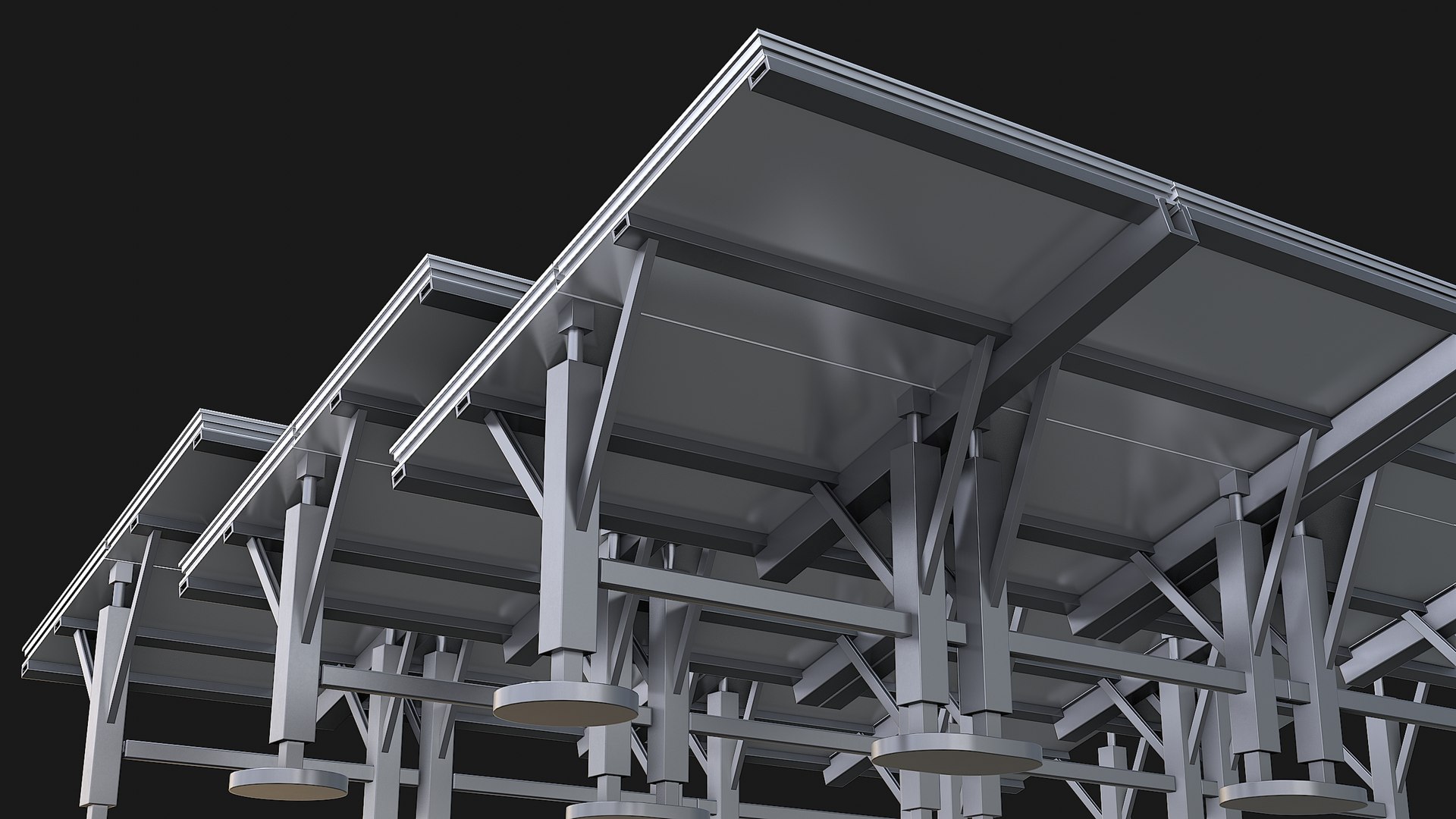 Solar Panels 3D Model - TurboSquid 2248664