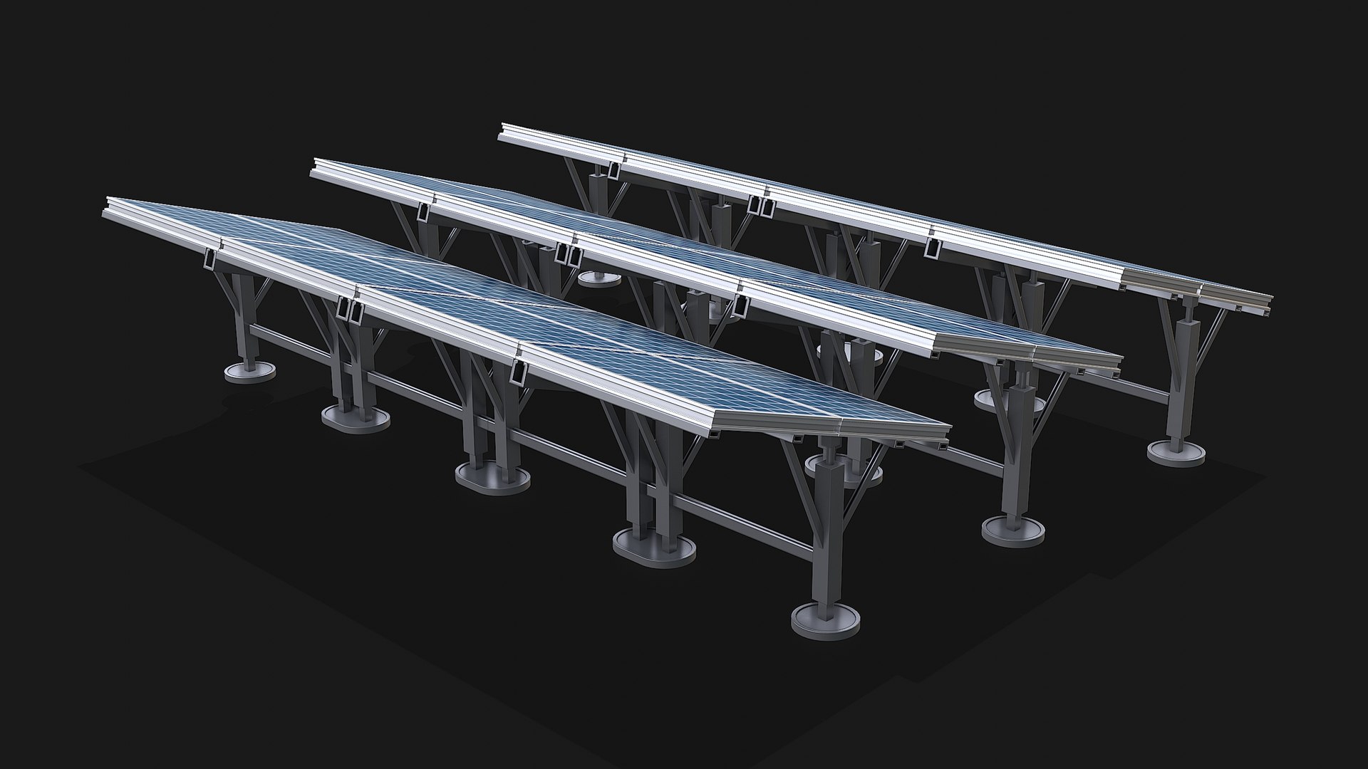 Solar Panels 3D Model - TurboSquid 2248664
