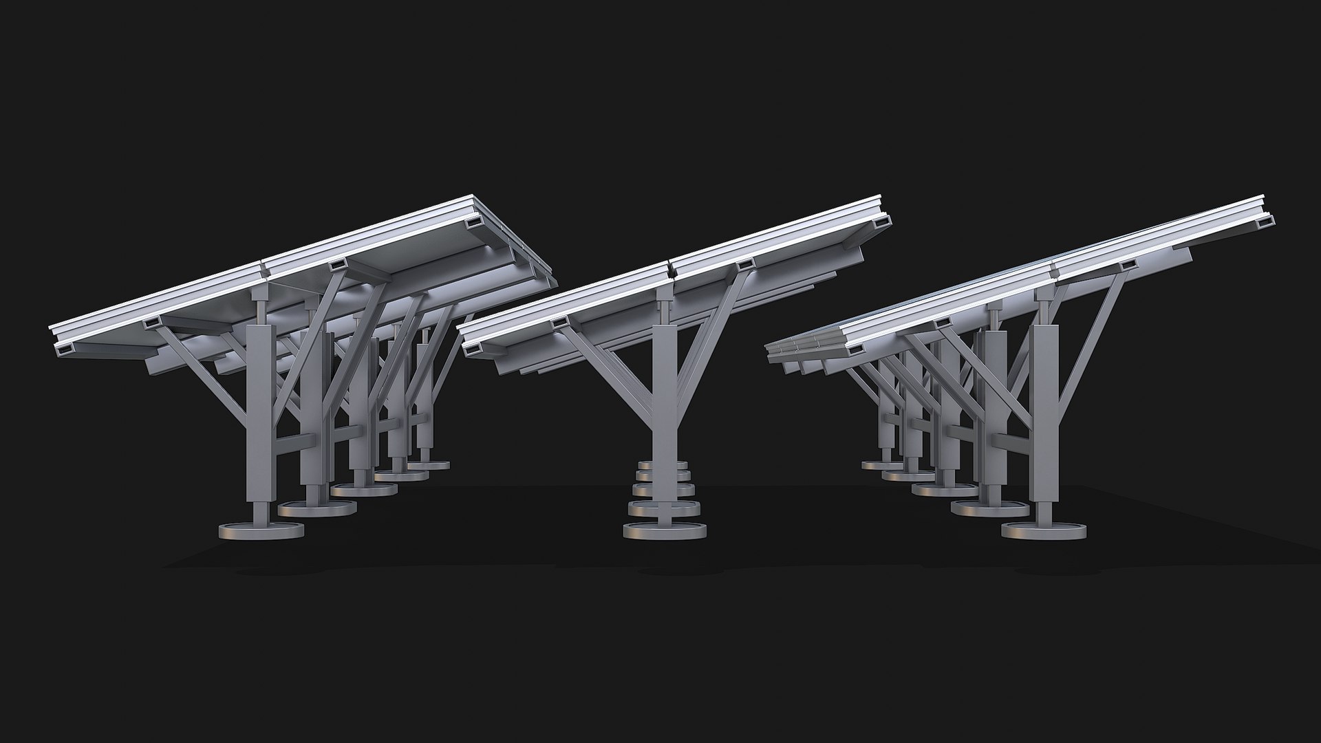 Solar Panels 3D Model - TurboSquid 2248664