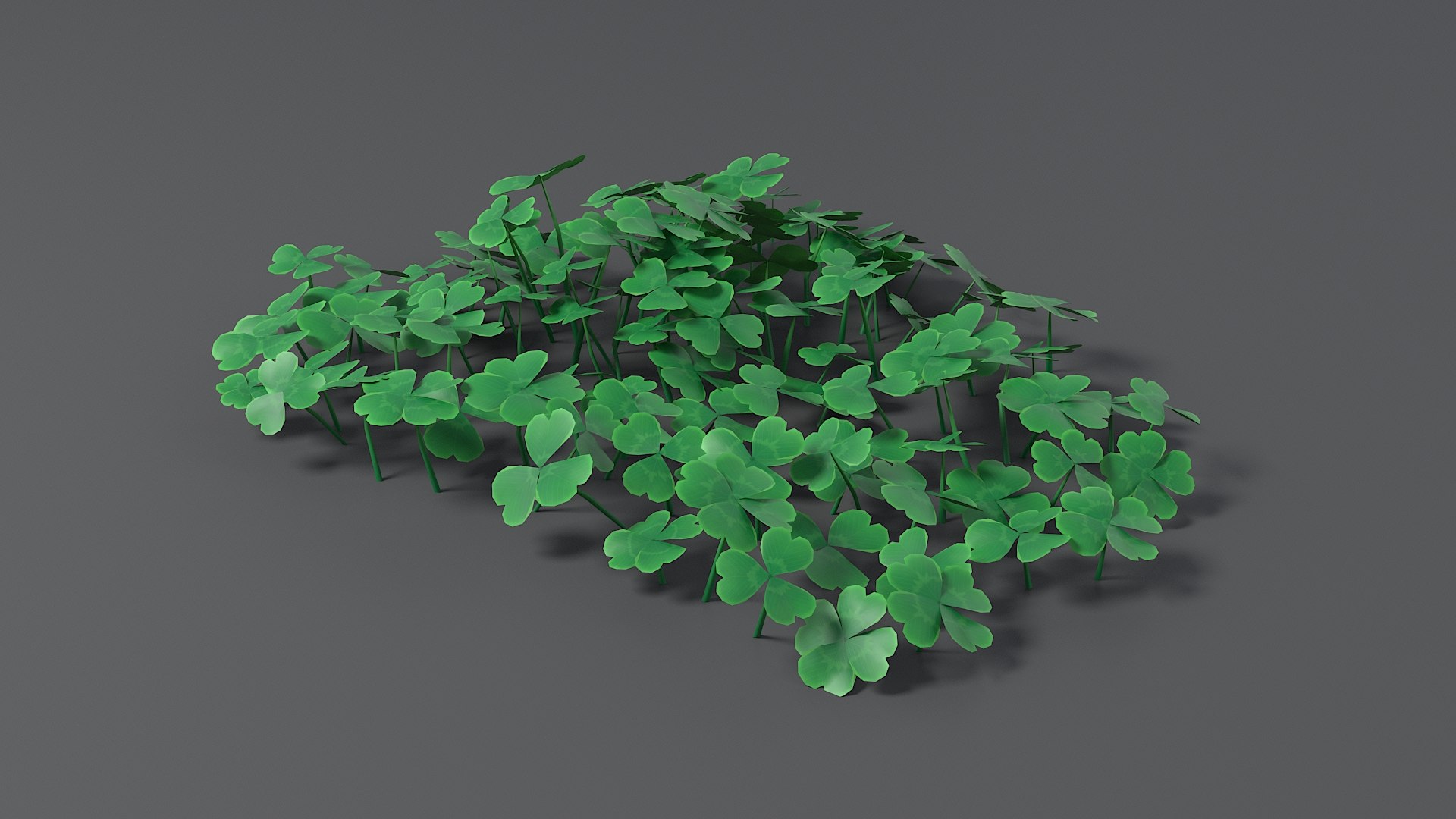 Cartoon Clover 10 3D Model - TurboSquid 2043178