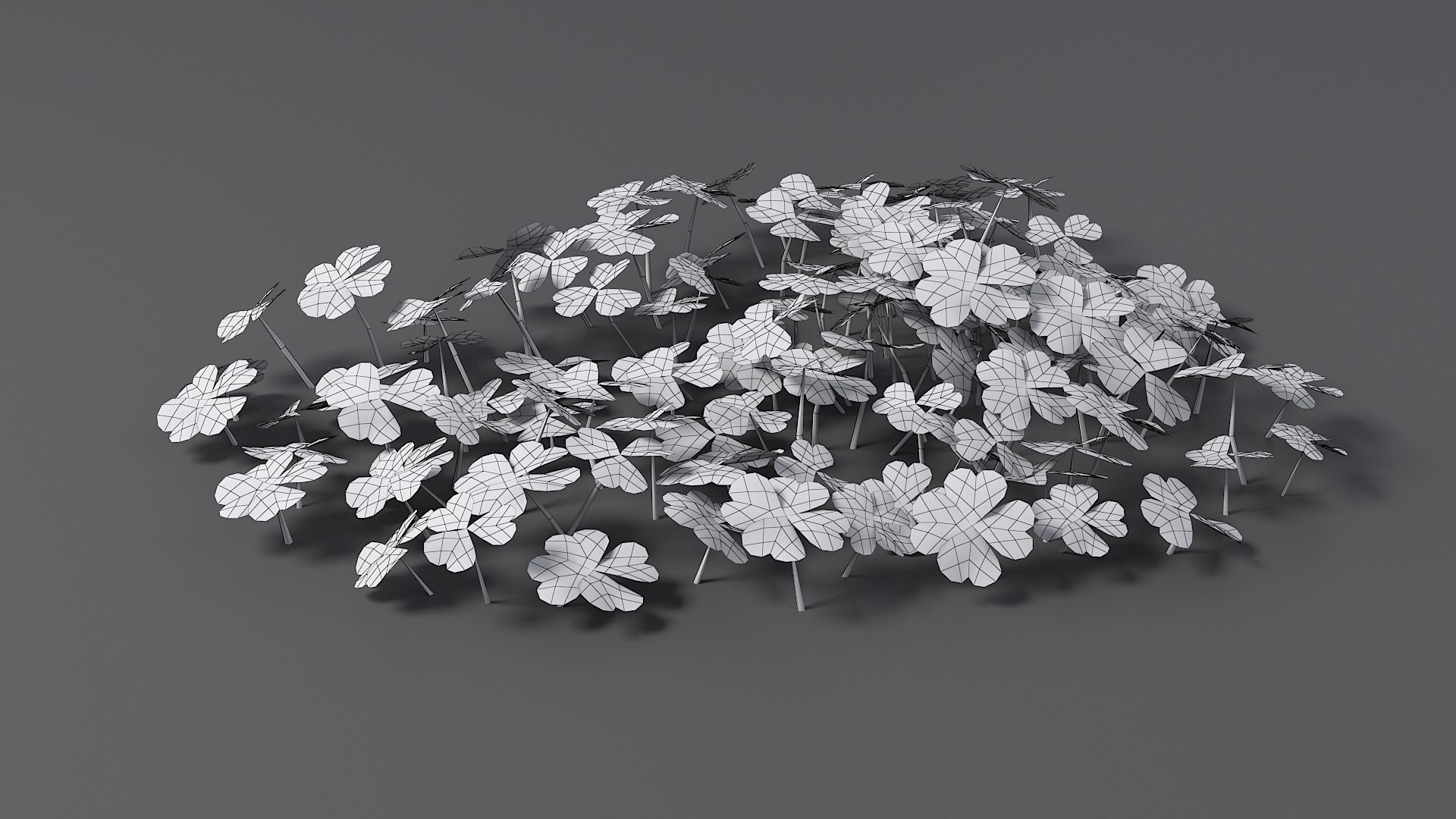 Cartoon Clover 10 3D Model - TurboSquid 2043178