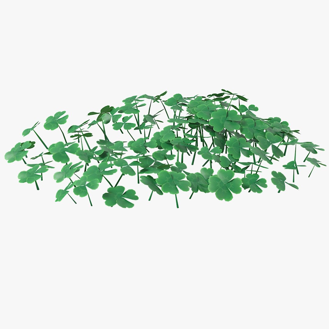 Cartoon Clover 10 3D model - TurboSquid 2043178