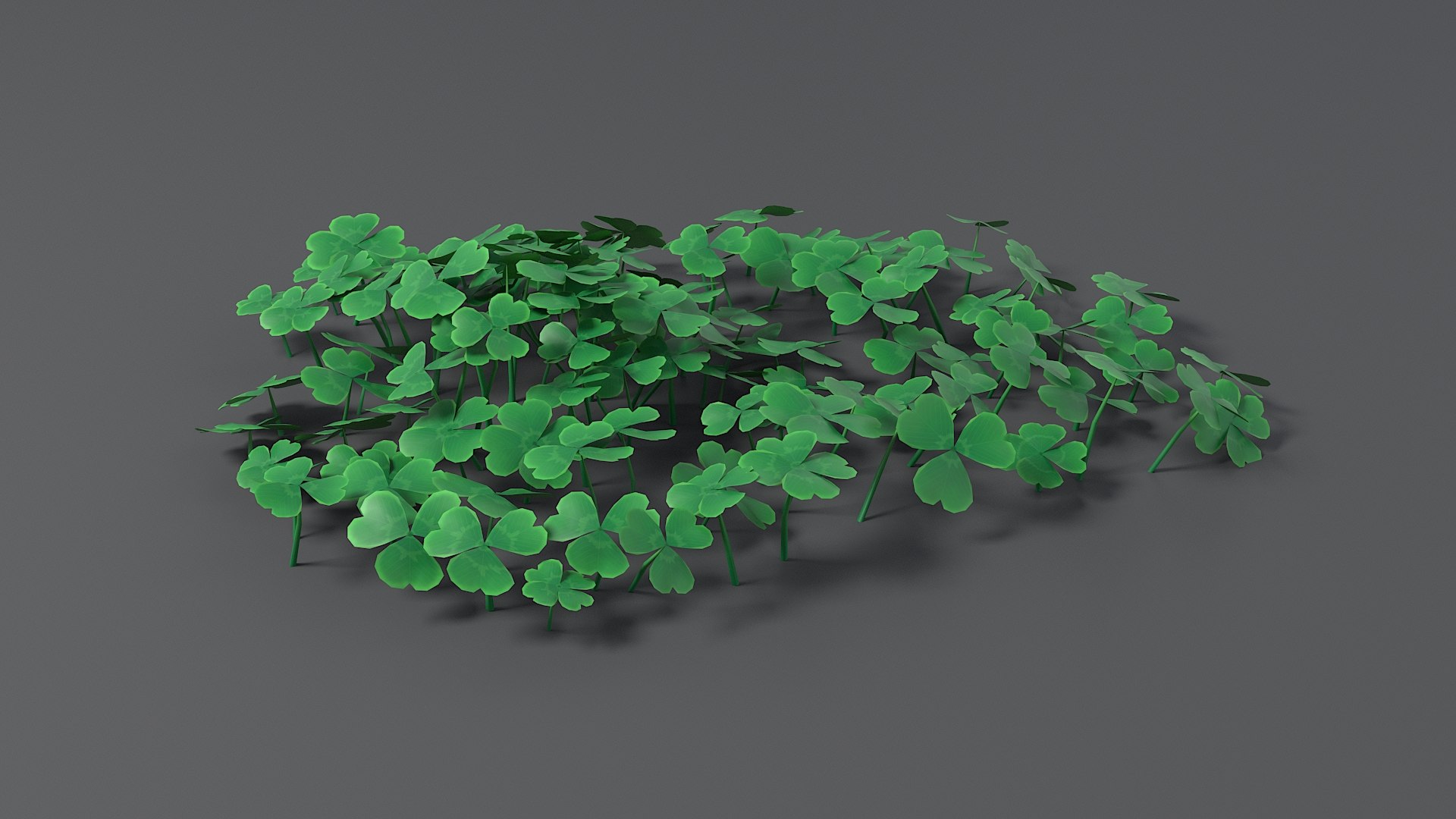 Cartoon Clover 10 3D Model - TurboSquid 2043178