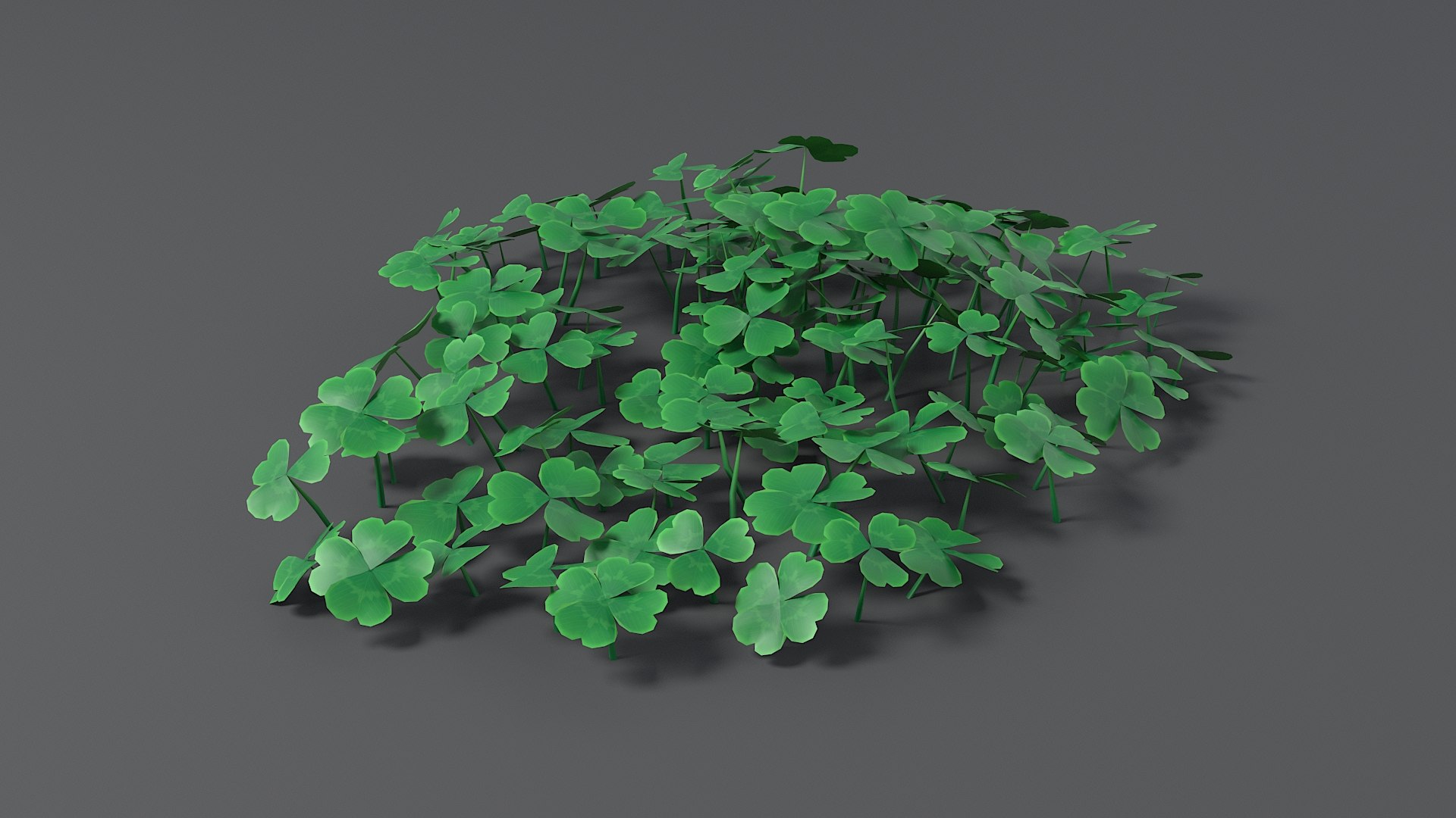 Cartoon Clover 10 3D Model - TurboSquid 2043178
