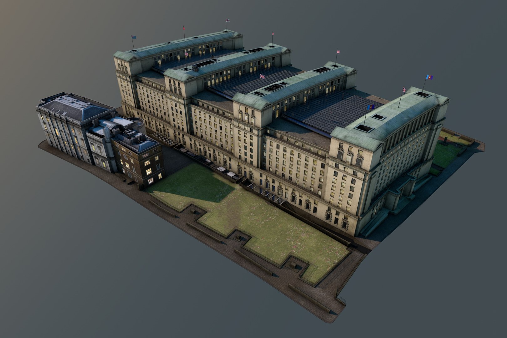 3d Model Whitehall Ministry