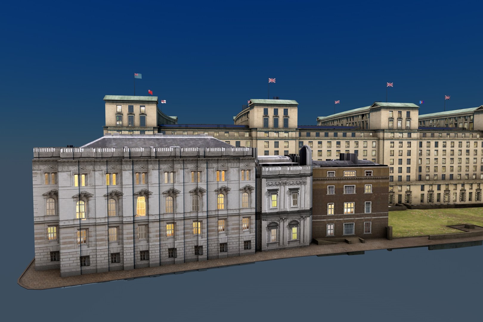 3d Model Whitehall Ministry