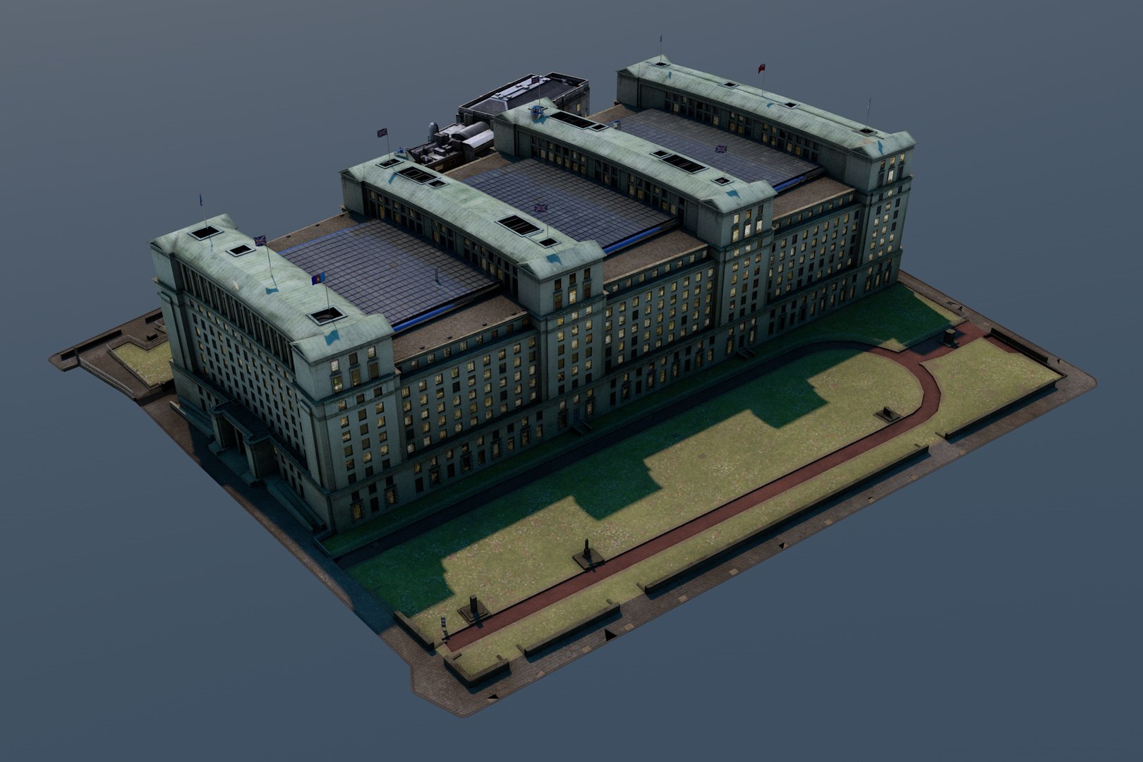 3d Model Whitehall Ministry