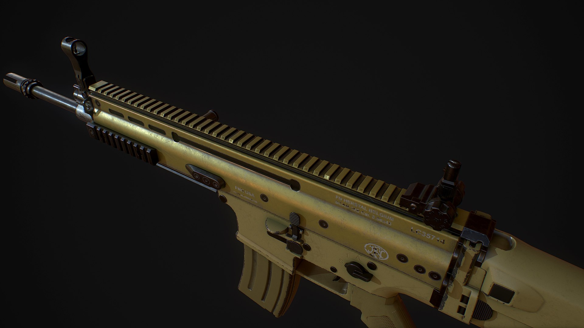 Scar L Model - TurboSquid 1324456