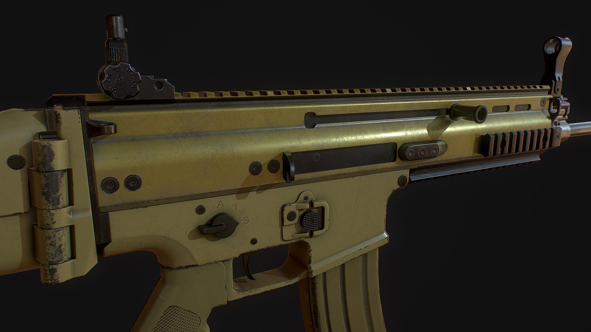 Scar L Model - TurboSquid 1324456