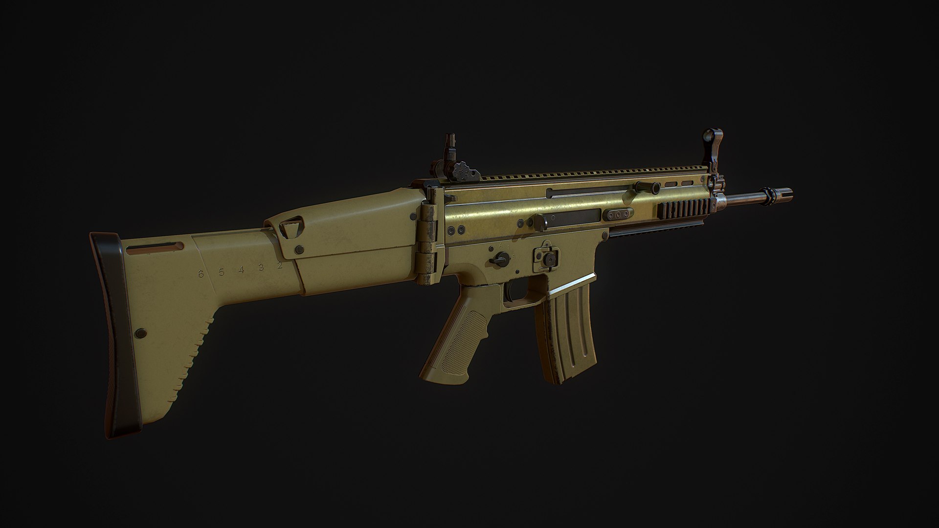 Scar L Model - TurboSquid 1324456