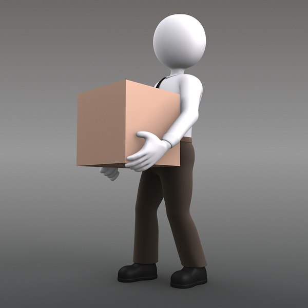 3d model office figure