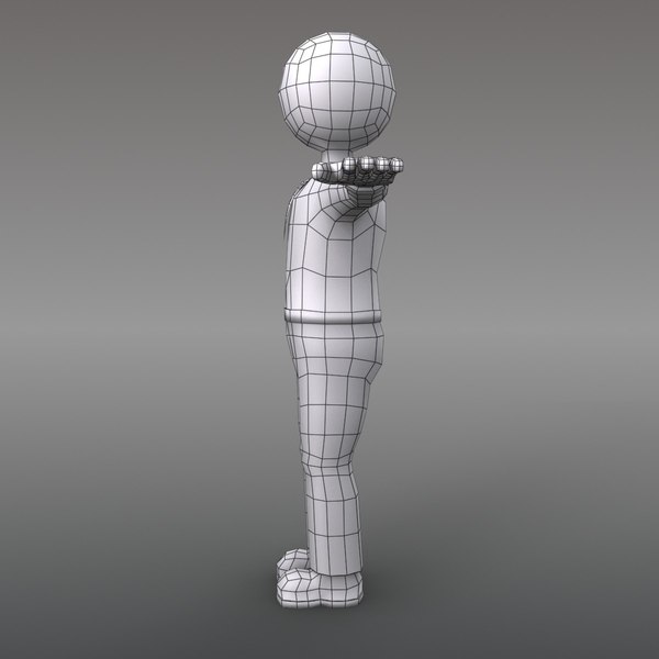 3d model office figure