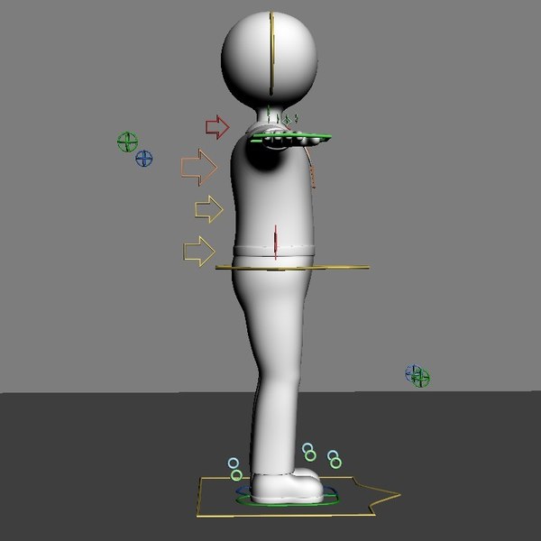 3d model office figure
