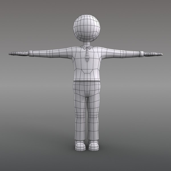 3d model office figure