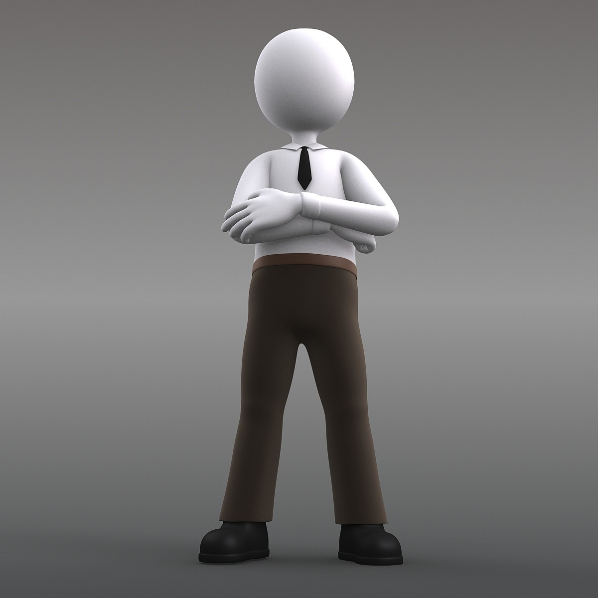 3d model office figure