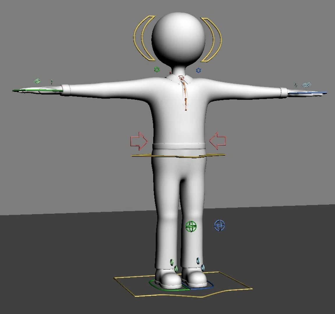 3d Model Office Figure